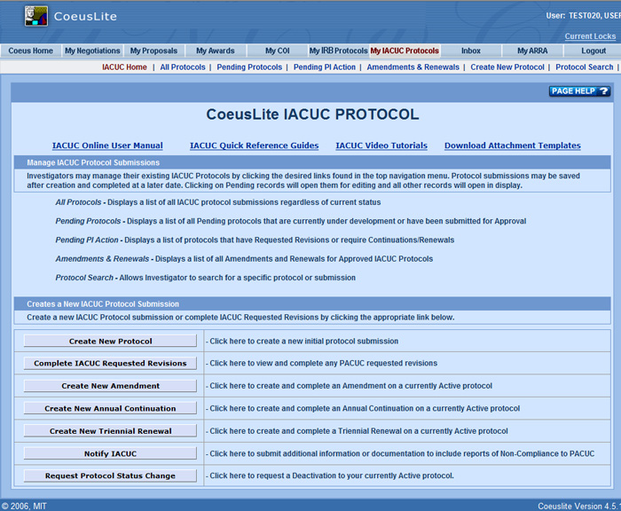 IACUC Protocol Homepage - Sponsored Program Services - Coeus - Purdue ...