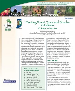 Spring Brings Planting Forest Trees & Shrubs | Purdue Extension ...