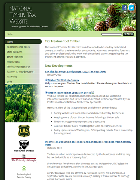 Tax Information For Woodland Owners