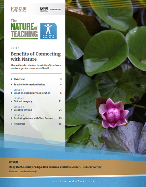 Publication: Benefits of Connecting with Nature | Purdue Extension ...