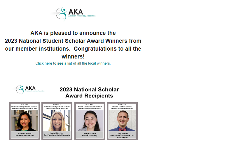 Reagan Frame, working with Dr. Claxton, is AKA National Undergraduate ...