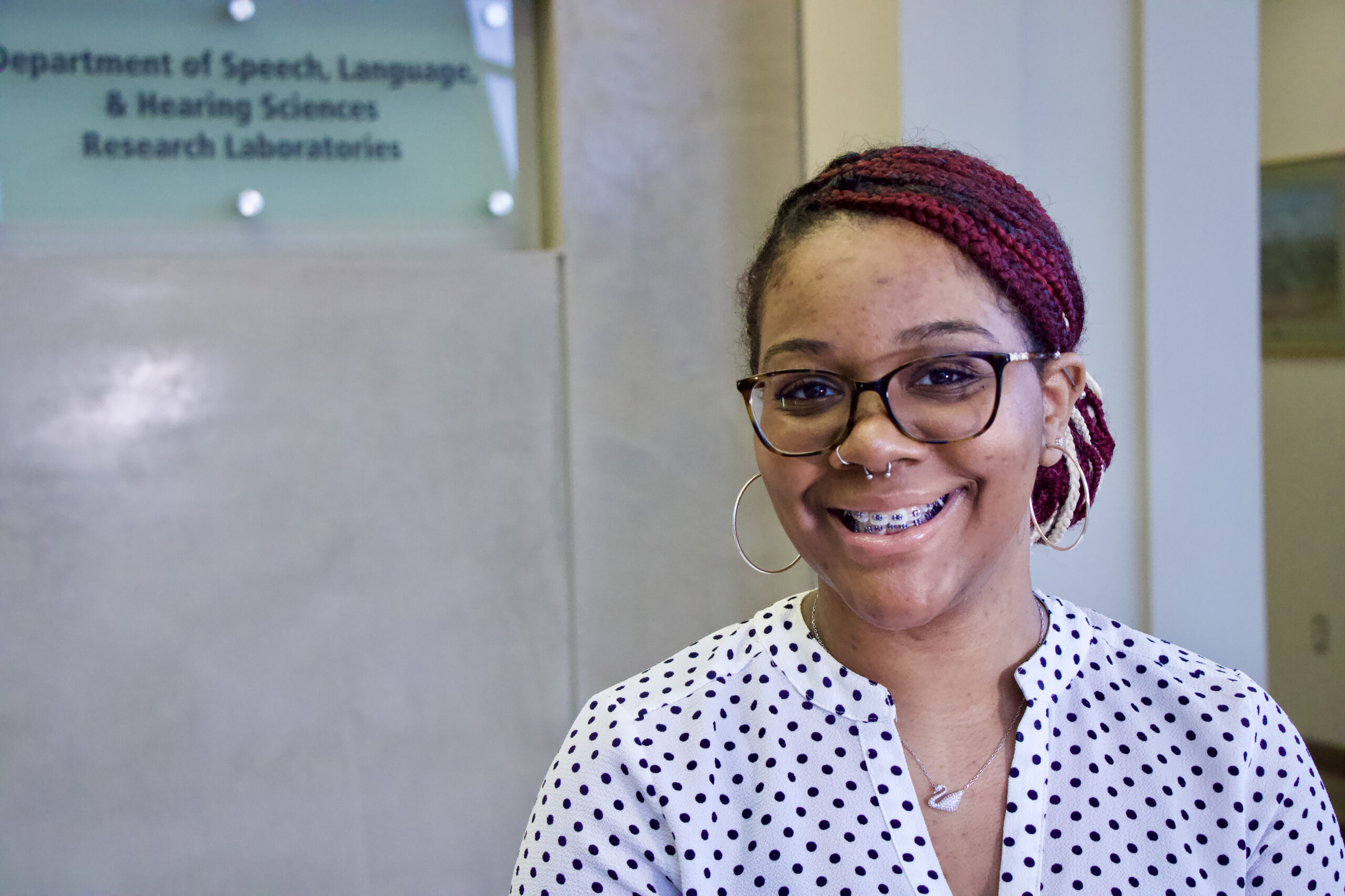 Purdue SLHS major finds her balance in research – News | College of ...