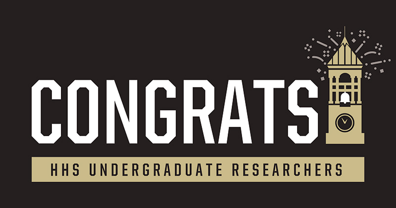 HHS Office of Undergraduate Research fall expo award recipients – News ...