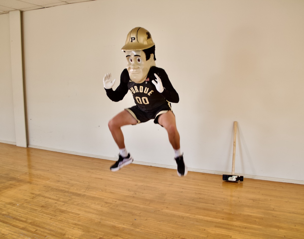 'Sweatin' to the (Black and) Goldies': Purdue Pete assists Health and ...