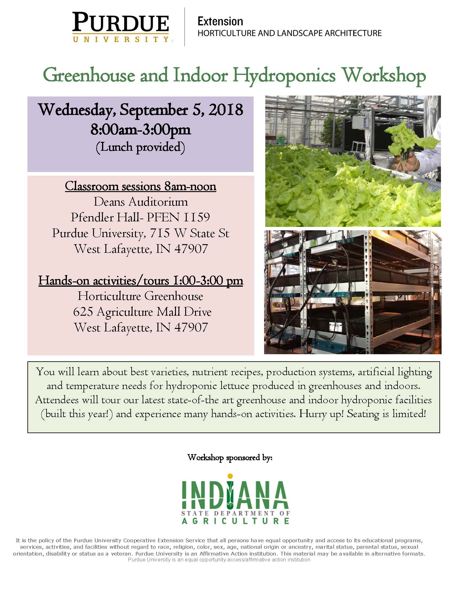 Purdue University Controlled Environment Agriculture (NEMALI Lab)