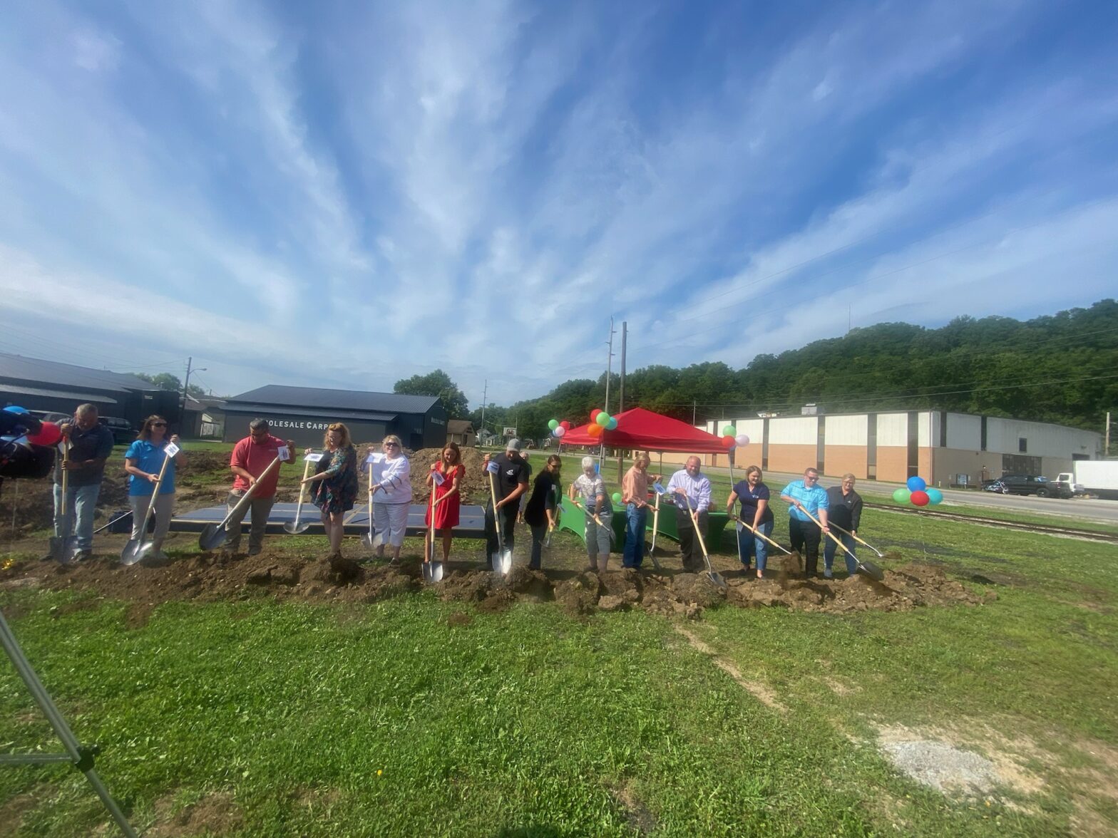 Aaron Thompson Attended Ground Breaking | Purdue University HLA Happenings