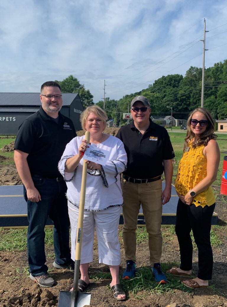 Aaron Thompson Attended Ground Breaking | Purdue University HLA Happenings