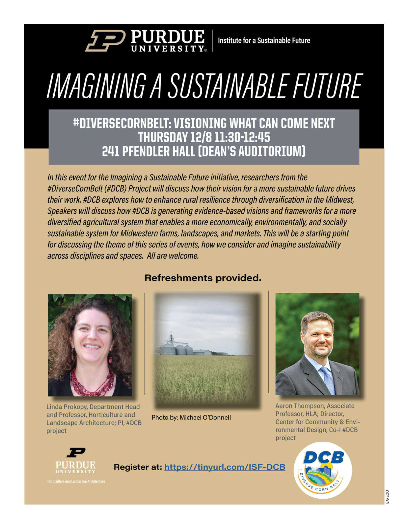 Linda Prokopy and Aaron Thompson to Present at “Imagining a Sustainable ...