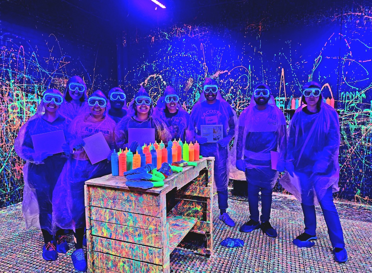 HLA Graduate Students Splatter-Box Event | Purdue University HLA Happenings