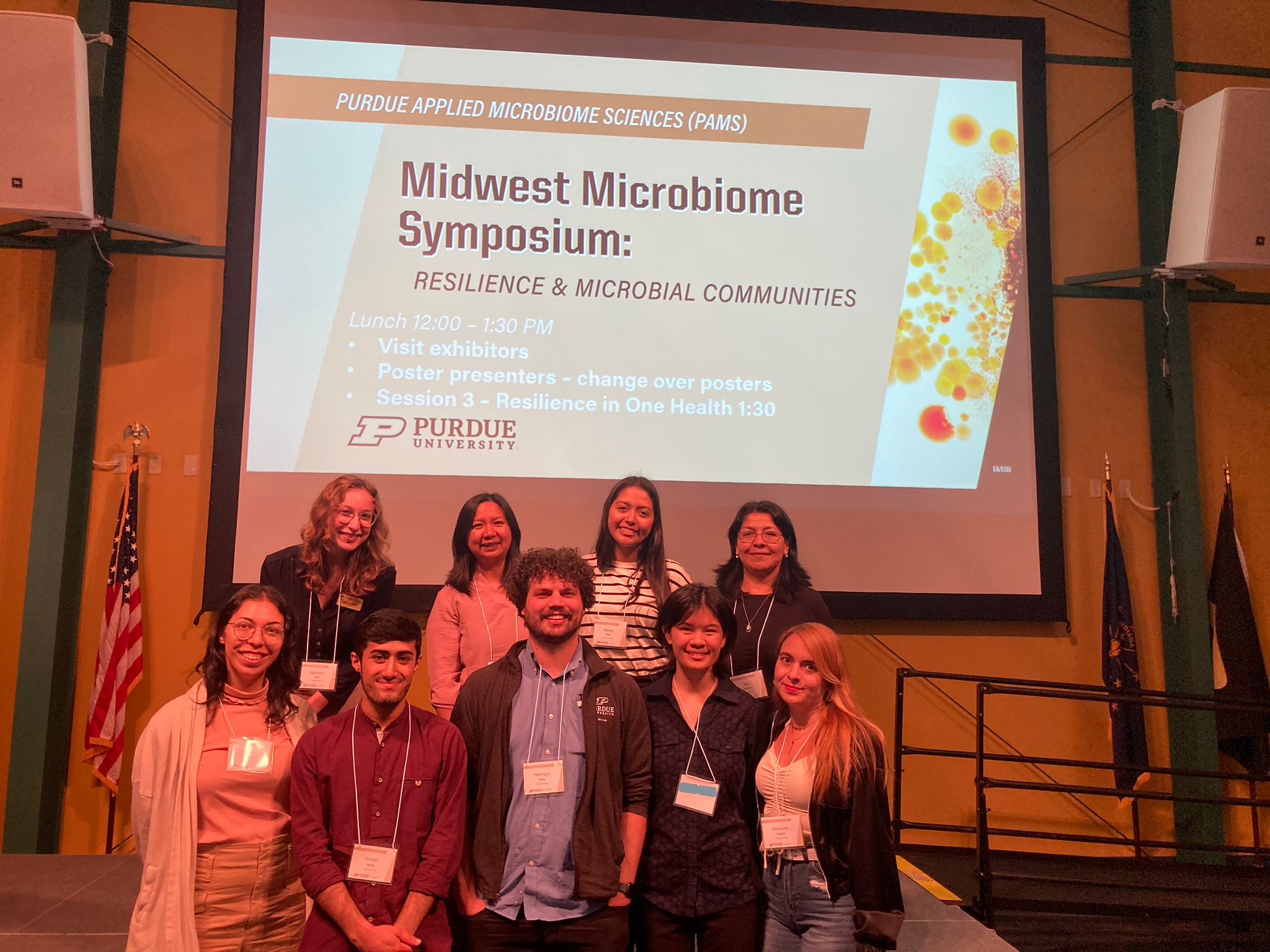 Hoagland Lab Members Attended Midwest Microbiome Symposium | Purdue ...