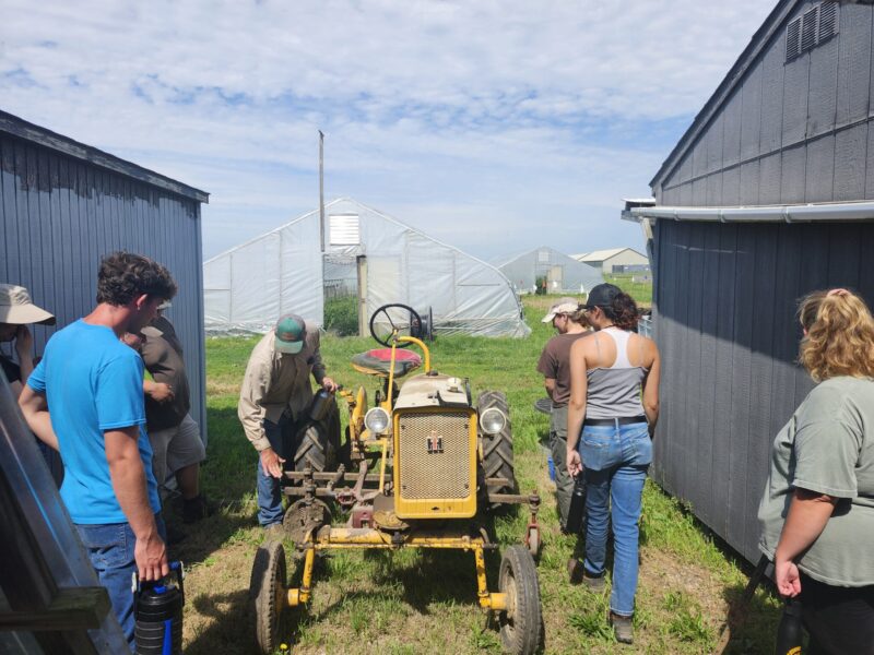 Purdue Student Farm Interns Visit IUCI Sustainable Student Farm ...