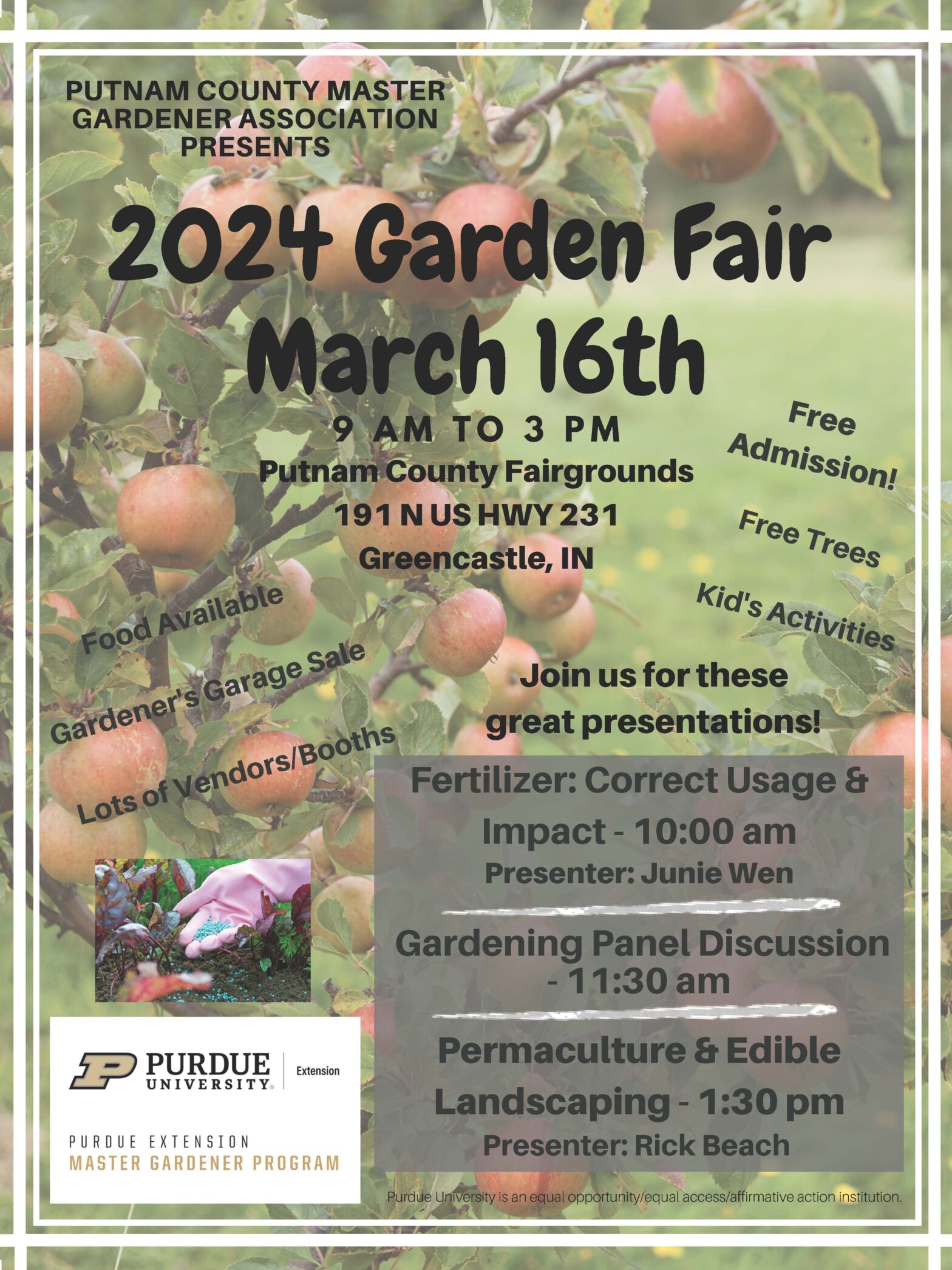 Putnam County Master Gardener Association’s 2024 Garden Fair | Purdue ...