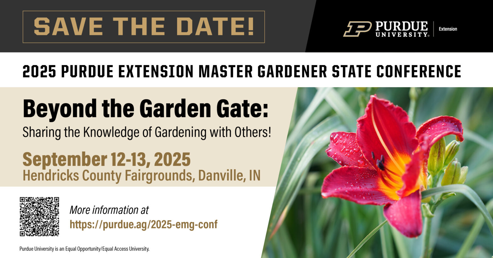 2025 Purdue Extension Master Gardener State Conference | Purdue University Extension Master ...