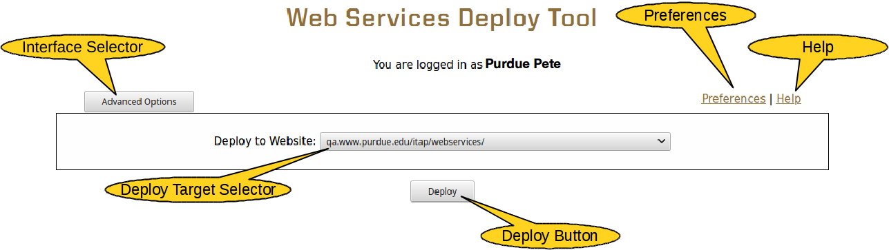 Deploy Tool Manual – ITaP Web Services