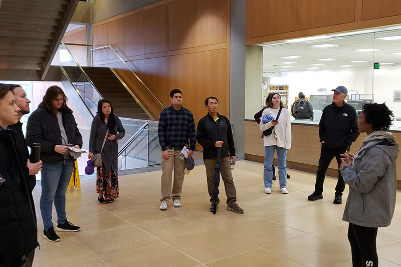 Office of Admissions map, staff help new students find the right path ...