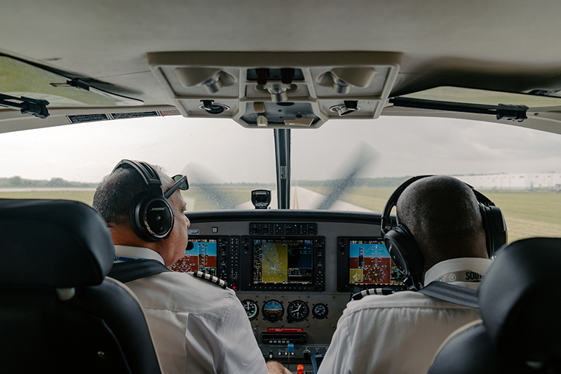 Purdue commercial air service underway following inaugural flight ...