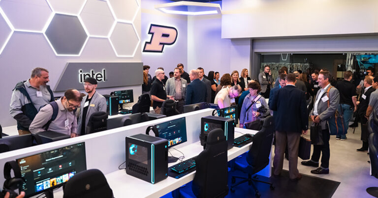 Purdue, Dell Technologies celebrate opening of Alienware Purdue Gaming ...