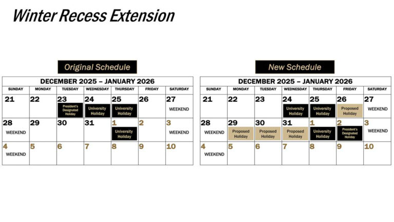 Trustees approve winter recess for 2025 - News