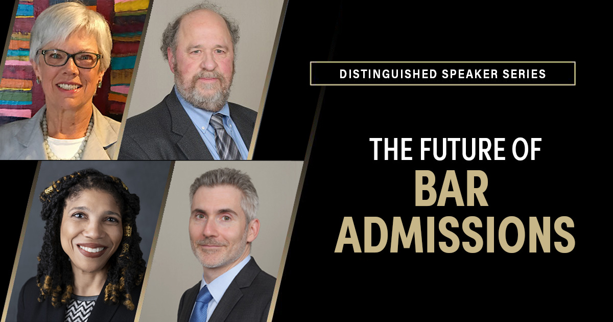 Future of bar admissions is focus of next Purdue Global Law School ...