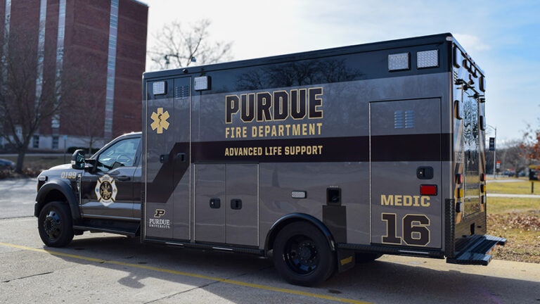 Purdue University Fire Department displays Boilermaker pride with new ...