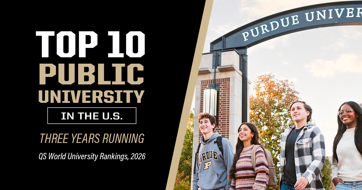 Purdue remains in elite company, ranking among top global 100 ...