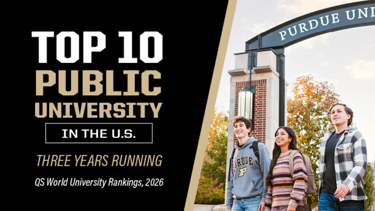 Purdue remains in elite company, ranking among top global 100 ...