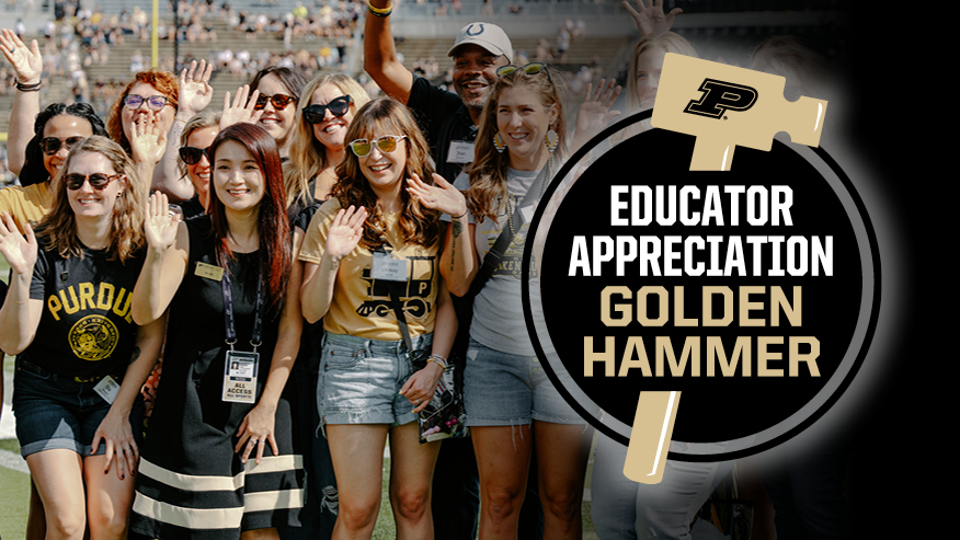 Join us in honoring community educators at Purdue’s Golden Hammer ...