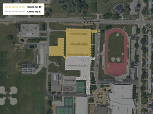 France A. Córdova Recreational Sports Center parking lot set to close ...