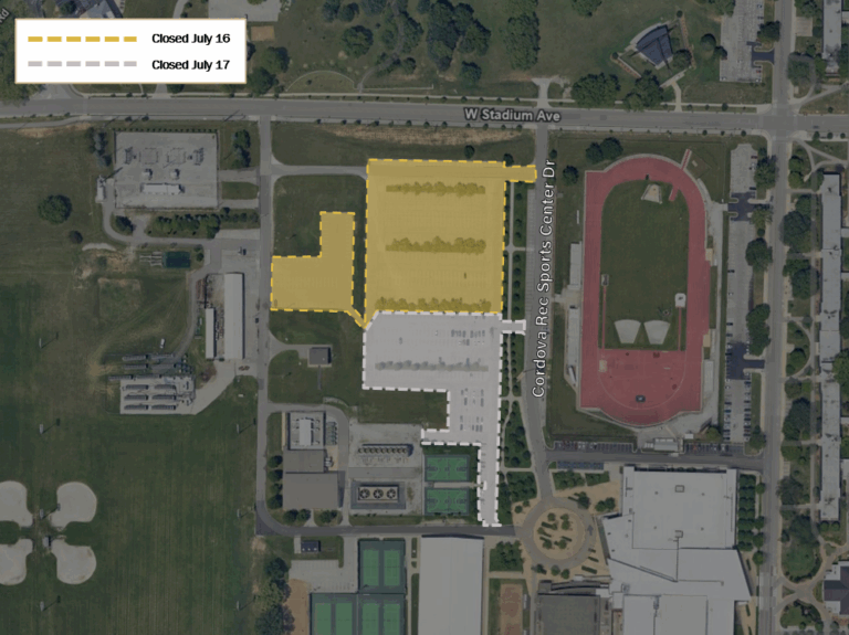 France A. Córdova Recreational Sports Center parking lot set to close ...