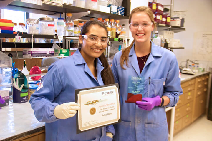 Science students excel in summer research - Research at Purdue
