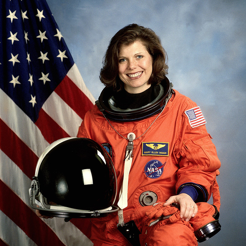 Weber Follows Extraordinary Trajectory to Space - Vice Provost for ...