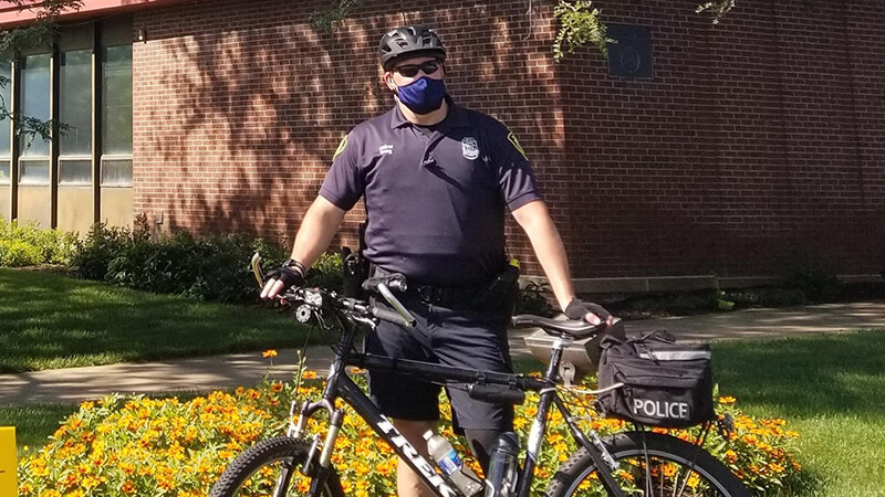 Four officers in Purdue police become certified bicycle officers ...
