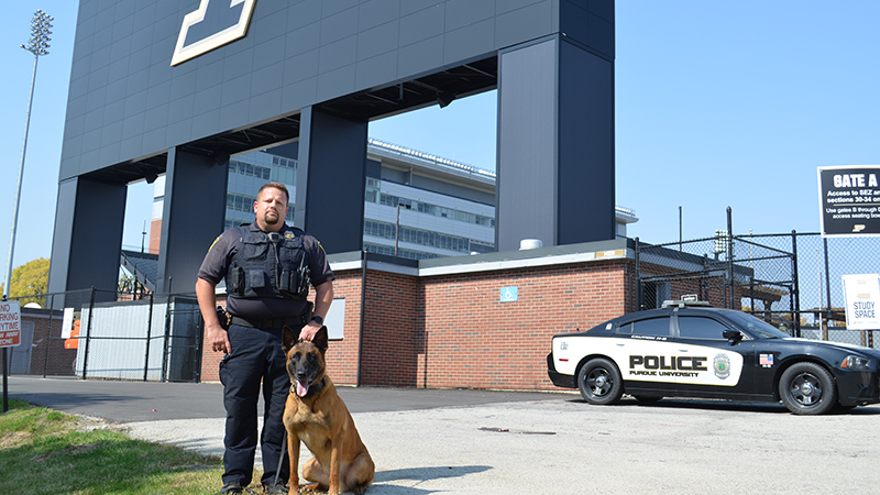 Purdue police using K-9s, bicycles to enhance safety services - Purdue ...