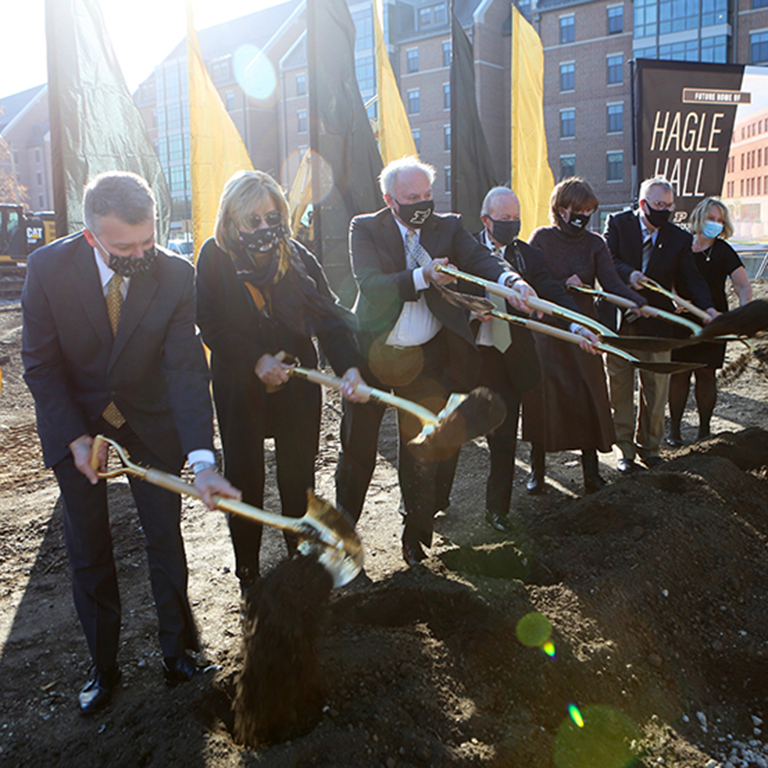 Hagle Hall, the new home of Bands and Orchestras, breaks ground - Vice ...